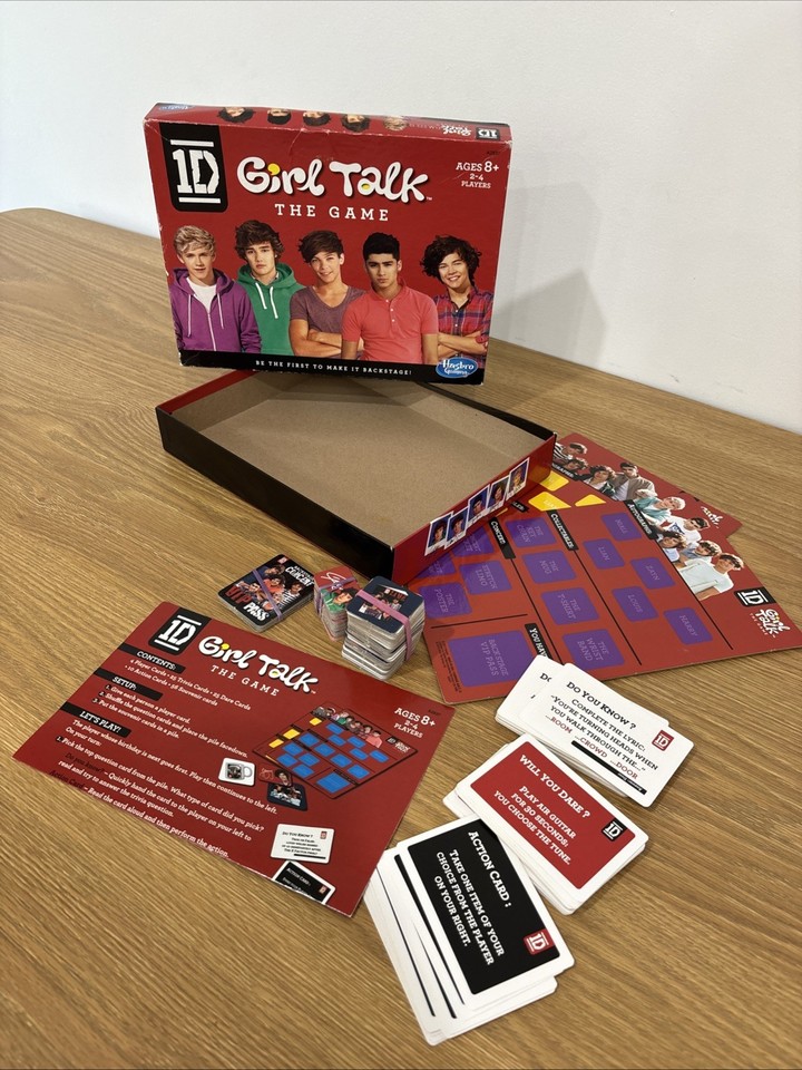 One Direction 1D Girl Talk The Game Party Game Harry Styles Hasbro ...