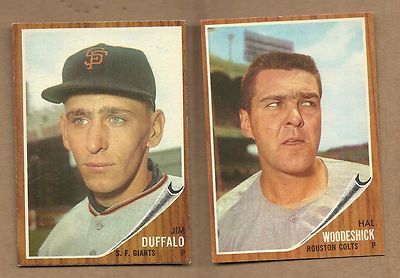 1962 TOPPS JIM DUFFALO # 578 NEAR MINT/ MINT | eBay