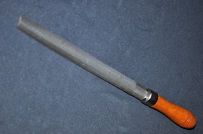 8-in Half Moon Steel File Versatile General Purpose w/wood handle ...