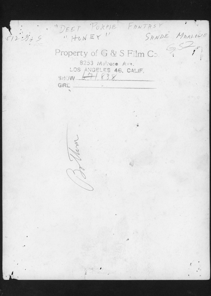 Original 1950s SANDE MARLOWE Cheesecake Hollywood 8x10 Burlesque Pin Up ...