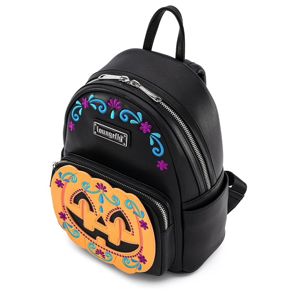 Loungefly Colorful Halloween Pumpkin Mini Backpack | eBay