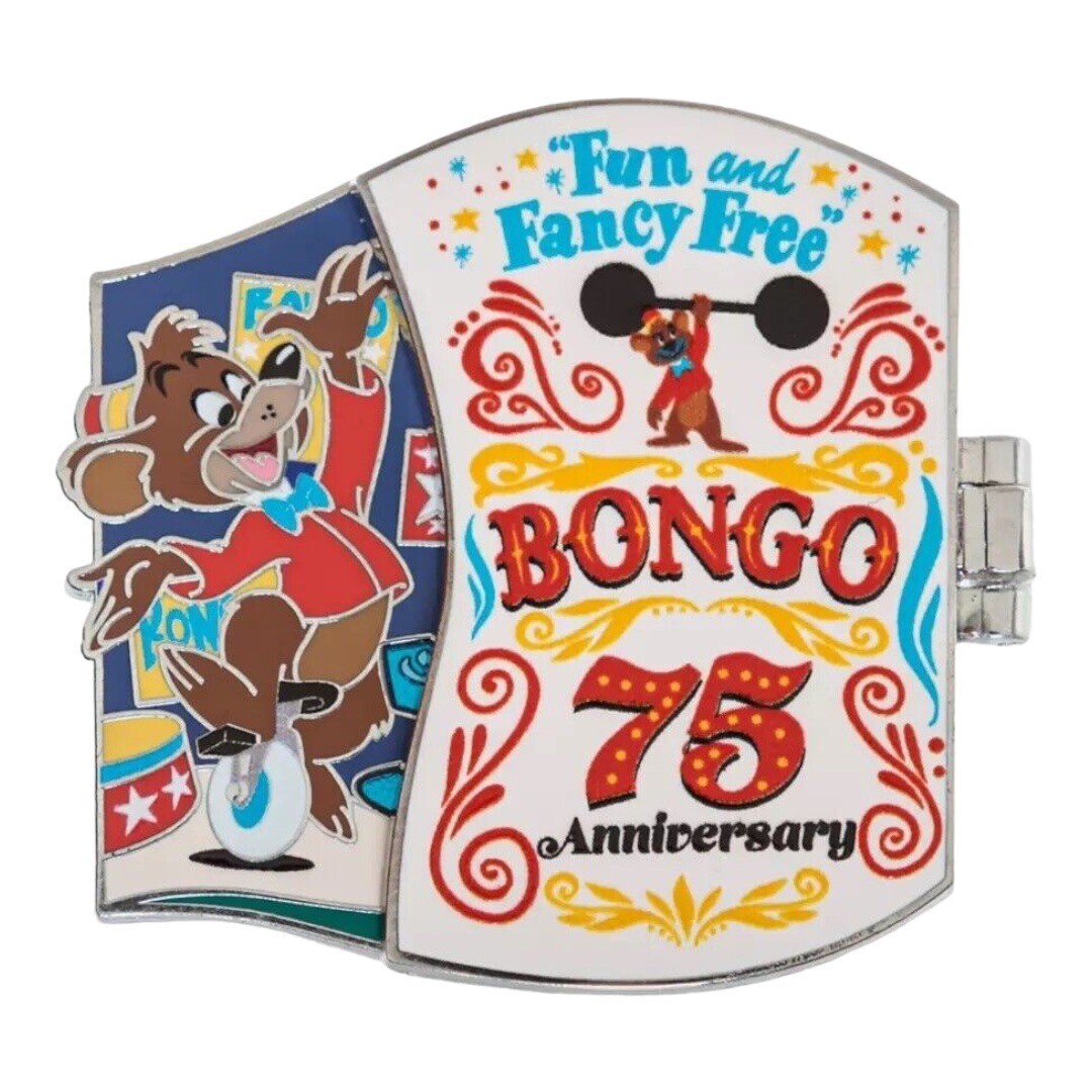 Disney Fun and Fancy Free 75th Anniversary Bongo Lulubelle Limited Release Pin | eBay