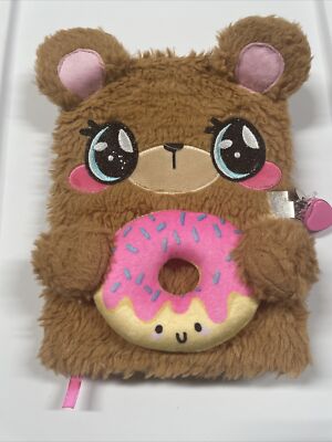 Claires Brown Bear Donut Lockable Diary/Journal with keys Brand New | eBay