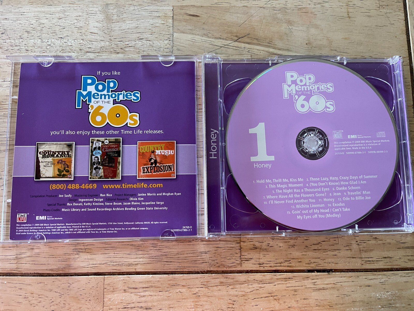 Time Life Music - Pop Memories of the 60's - Complete 10 CD Music Box ...