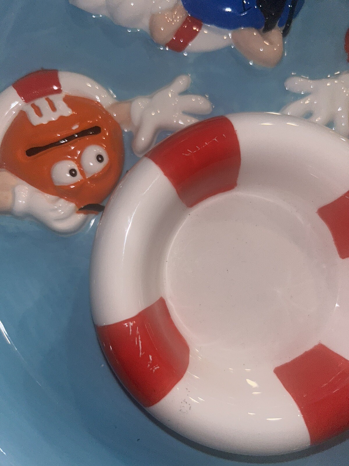 Vintage M&M’s Summertime Swimming Pool Candy Dish 1997 Green M&M ...