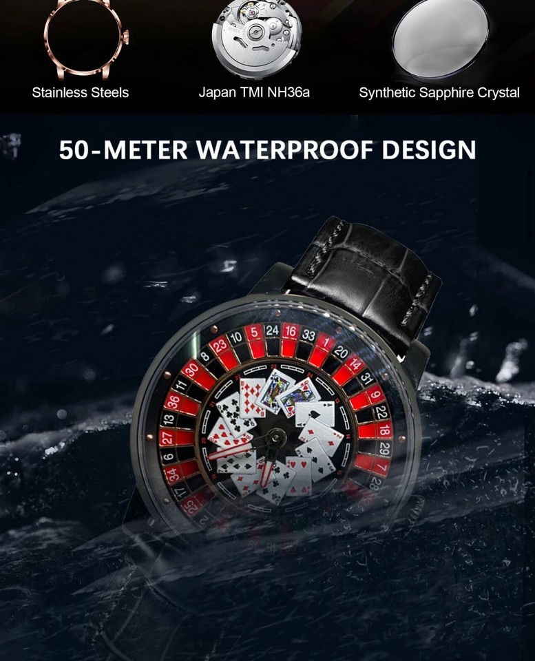 PINDU Design! 2024 Jacob & CO Luxury Russian Rotating Roulette Luminous ...
