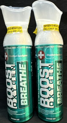 2 boost oxygen menthol-eucalyptus medium size | eBay