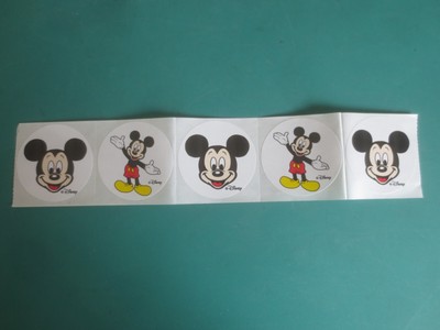 Five New Vintage Walt Disney World Welcome Souvenir Mickey Mouse Decal ...