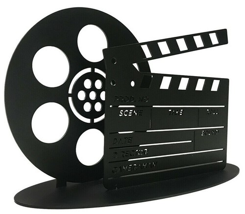 Classic Film Clapper Board & Film Reel Vintage Movie Ornament Hollywood ...