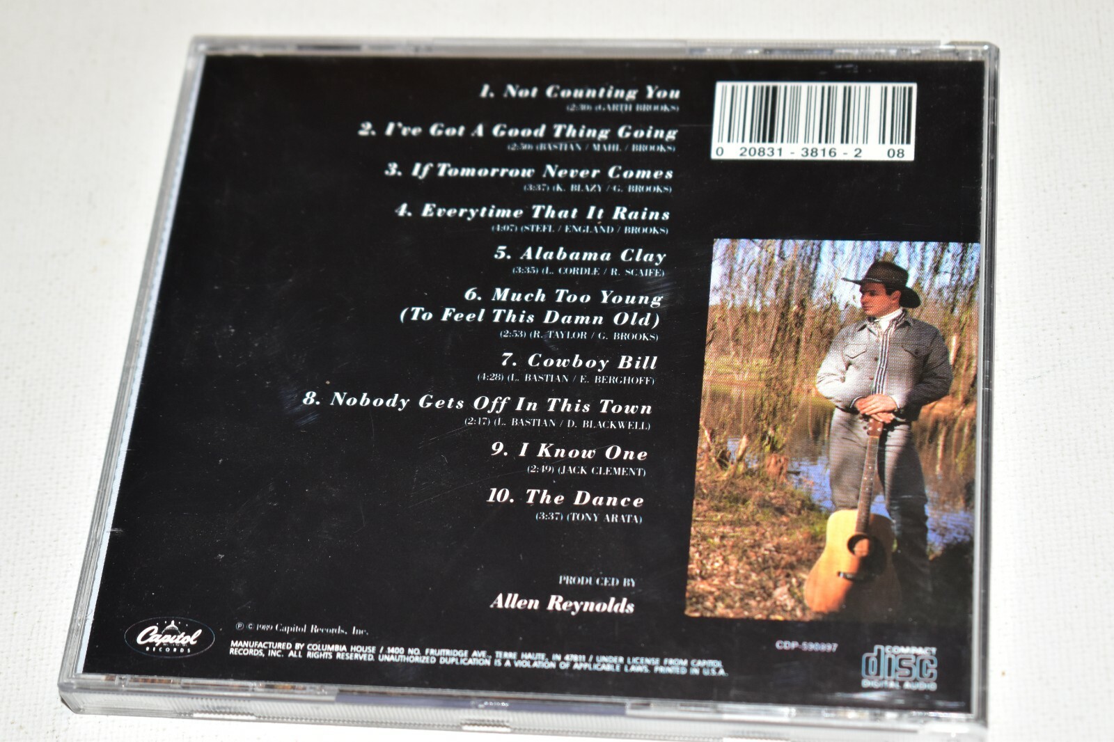 Garth Brooks Self-Titled Debut Album (CD, 1989, Capitol Nashville) | eBay