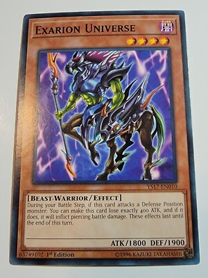 Exarion Universe - YS17-EN010 Common 1st Edition Yugioh | eBay