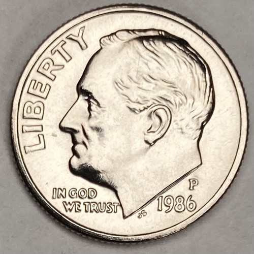 1986 P Choice BU Roosevelt Dime US Coin D86-69P | eBay