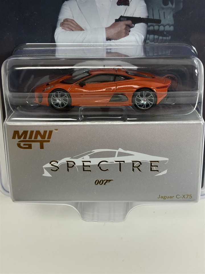 James Bond 007 Jaguar C-X75 Spectre English Version 1:64 Mini GT ...