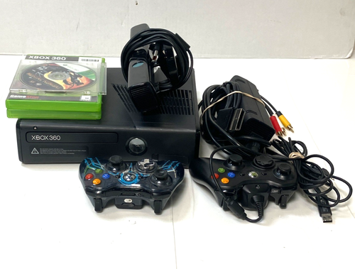 Xbox 360 Bundle With Console 2 Controllers Kinect 3 Games: UFC 2010 ...