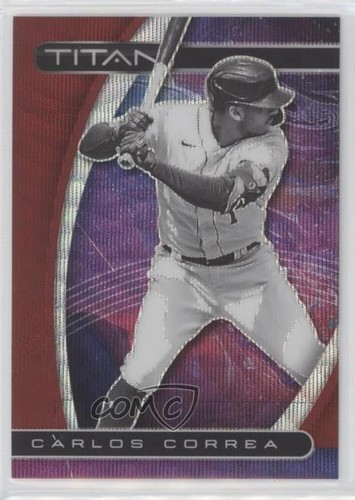 2021 Panini Chronicles Titan Ruby Wave /199 Carlos Correa #21 | eBay