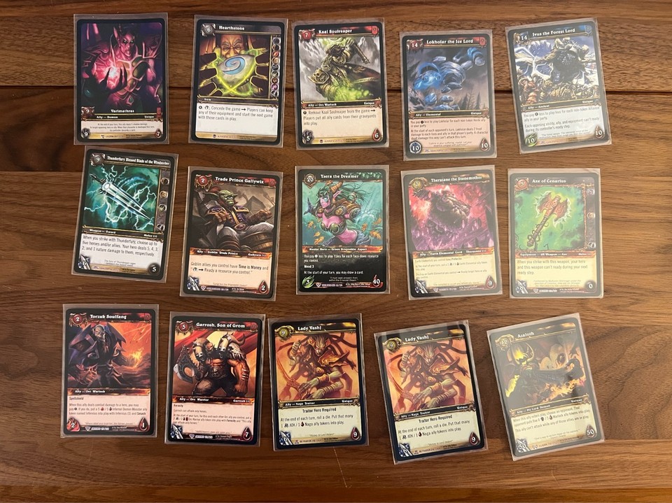 World of Warcraft TCG Uncommon/Rare/Epic/Foil/Loot Lot - 1000+ Cards ...