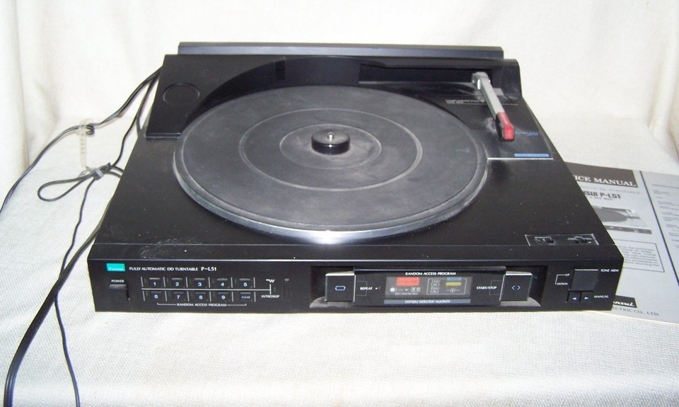 Sansui P-L51 Computerized Linear Tracking Turntable Automatic w/ Manual ...