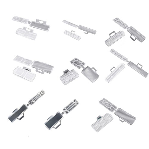 100lots Nylons Cable Markers Waterproof Electrical Marker Transparents ...