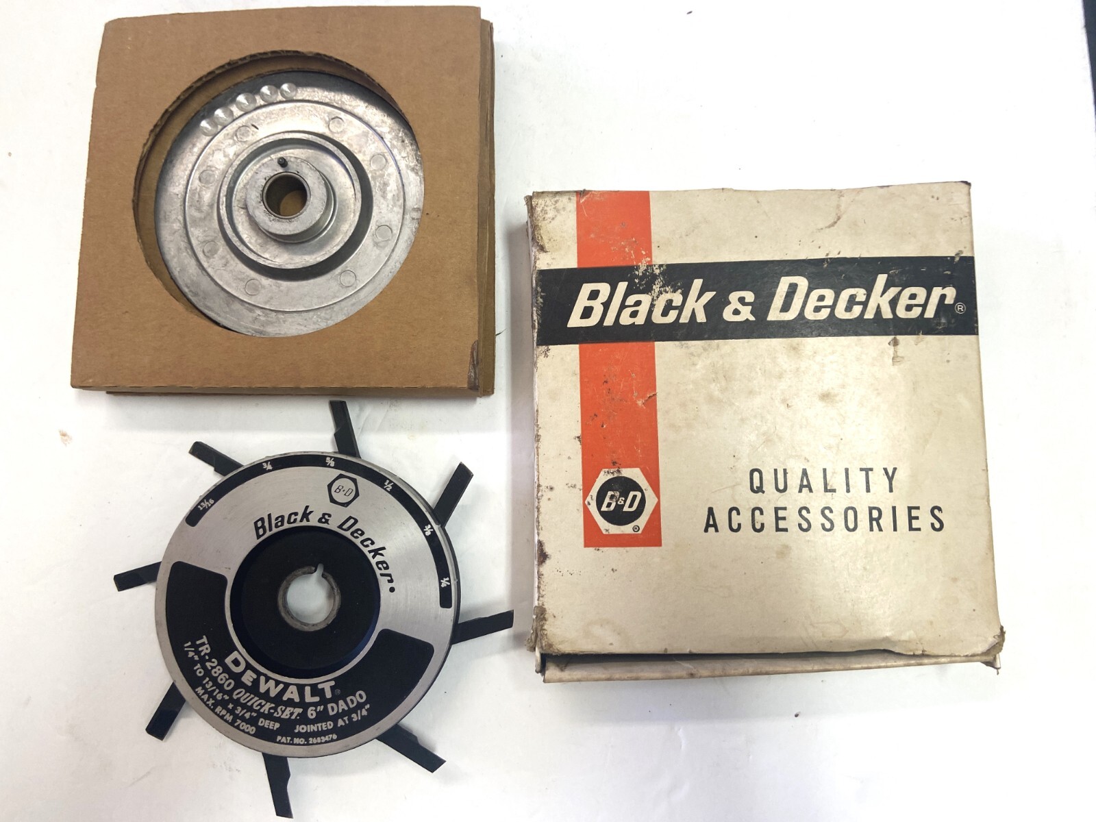 Black & Decker Dewalt Vintage TR-2860 Quick Set 6" Adjustable Dado Cutter | eBay