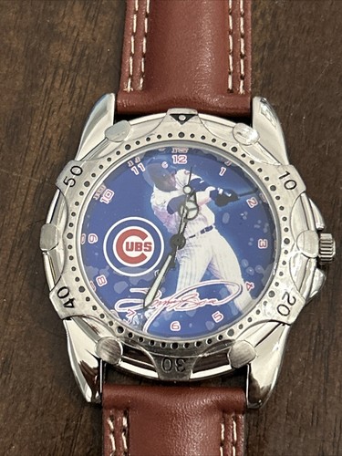 1998 MLB Baseball Wrist Watch "Home Run Hero" Chicago CUBS Sammy Sosa ...