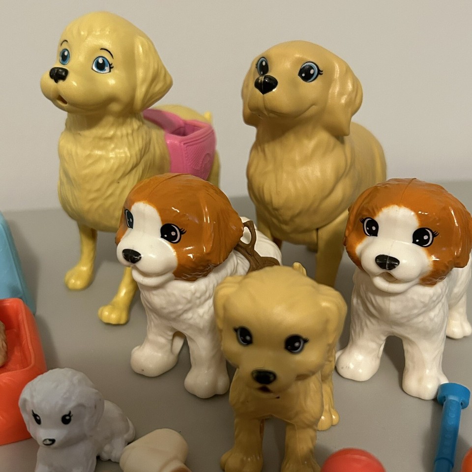 Huge Lot Barbie Dogs Accessories Beds Bones Dog Dishes Poop Scooper | eBay
