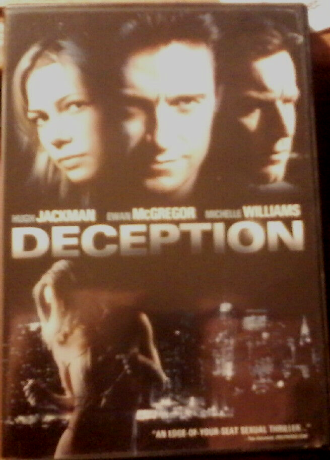 Deception (DVD 2008) Hugh Jackman - Ewan McGregor - Michelle Williams ...
