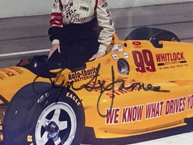 VRHTF INDY "SIGNED BY LYNN ST JAMES WHITLOCK INDY CAR" PHOTO 4" X 6" | eBay