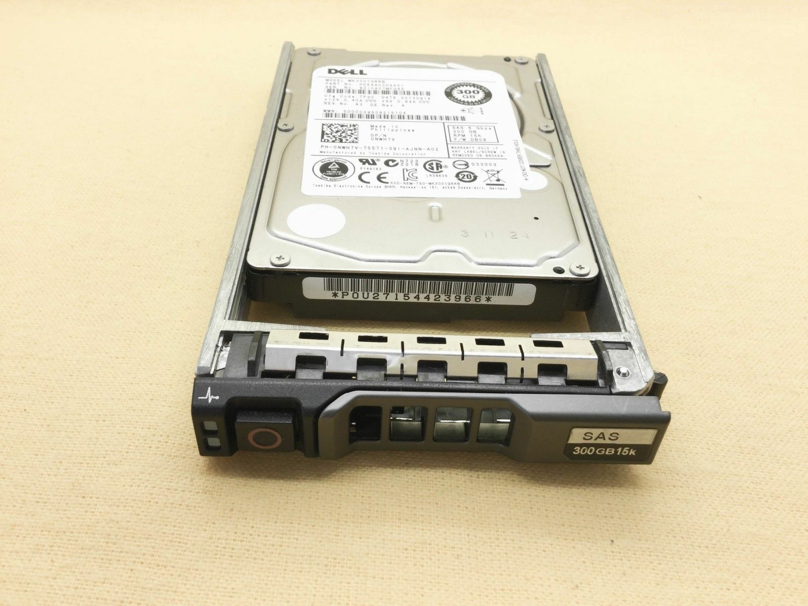 NWH7V Dell 300GB 6G 15K 2.5 SAS HDD MK3001GRRB 0NWH7V | eBay