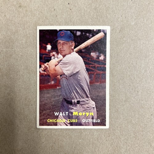 1957 Topps Baseball Walt Moryn Chicago Cubs Card #16 | eBay