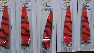 5 x 28g TOBY TOBIX Type Salmon Pike Lure Spinner in RED STRIPE, 4RS | eBay