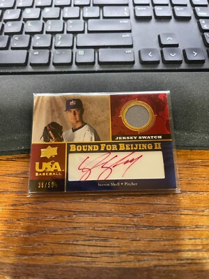 2008 USA Baseball Bound for Beijing II Signature Jersey #WC20 Steven ...