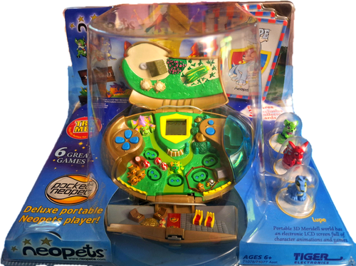 Pocket Neopets Deluxe Portable Meridell Handheld Interactive 2003 NIB ...