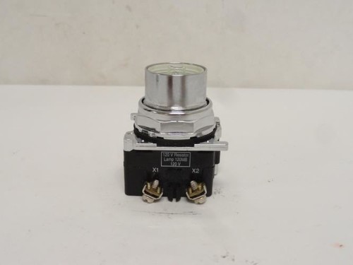 186052 New In Box; Eaton 10250T471 Illuminated Push Button; 120VAC/DC ...