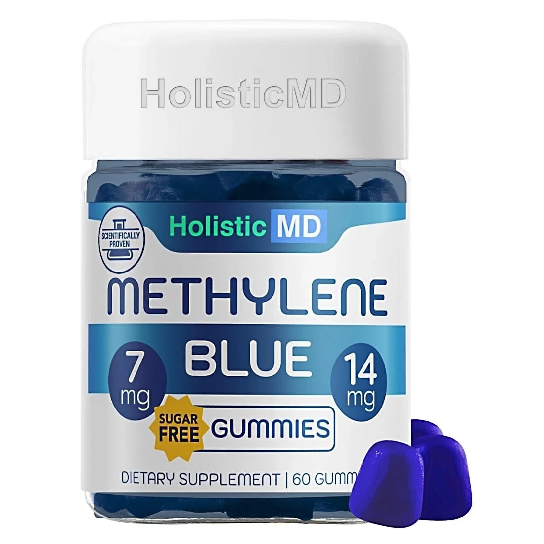 MB for Humans USP Pharma Grade 7mg and 14mg Dose, 60 Gummies