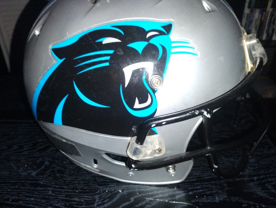 *SALE* CAROLINA PANTHERS FULL SIZE SPEED REPLICA NFL RIDDELL FOOTBALL ...