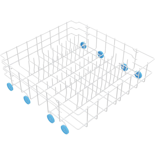 Upgraded Dishwasher Lower Rack Replacement/Blue Wheels Compatible w ...