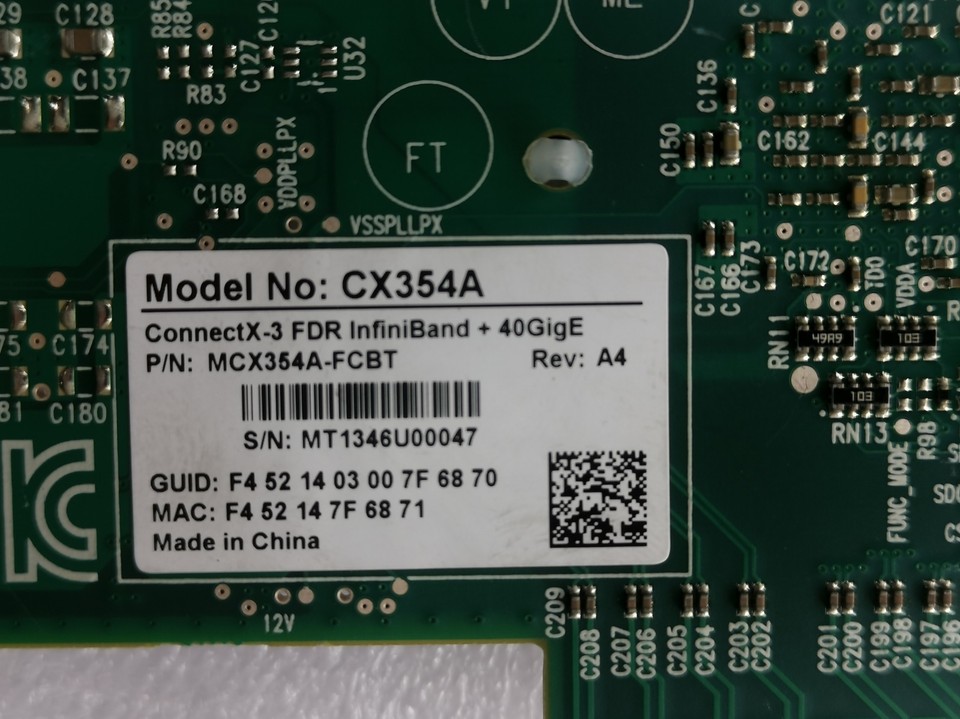 Mellanox ConnectX-3 VPI 40 / 56GbE Dual-Port QSFP Adapter MCX354A-FCBT ...