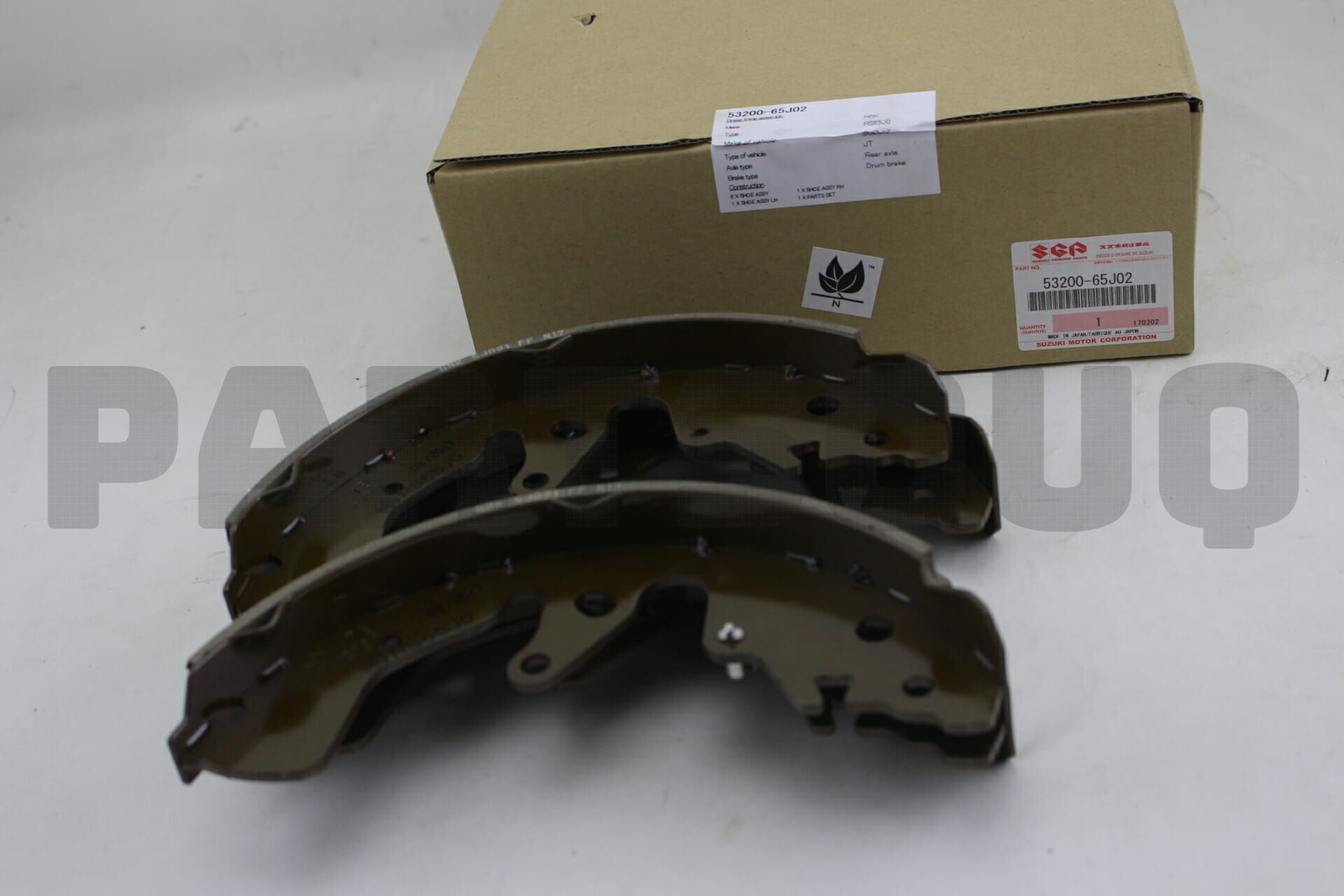 5320065J02 Genuine Suzuki SHOE SET BRAKE 53200-65J02 | eBay