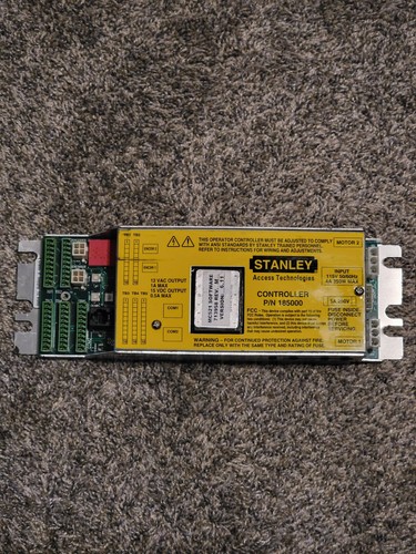 Stanley Controller Rev M 185000-1 MC521 Version V.6.11 Pre-Owned Works ...