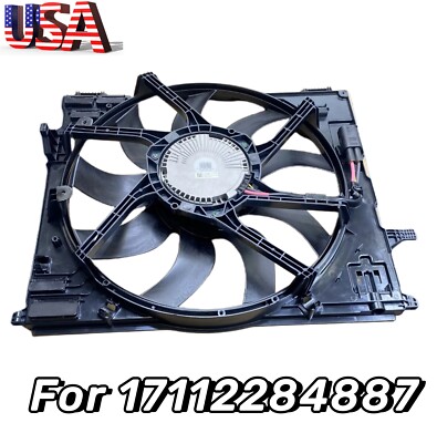 For 15-20 BMW F80 F82 F83 M2 M3 M4 Radiator Cooling Fan Assembly 850W ...