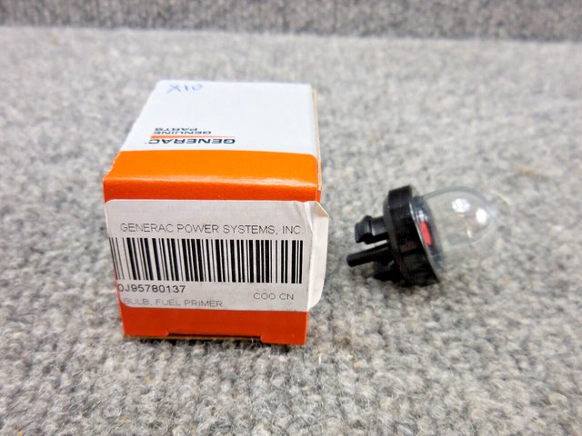 GENERAC OEM 0J95780137 BULB FUEL PRIMER. for sale online | eBay