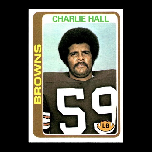 Charlie Hall 1978 Topps Cleveland Browns #157 R308F 3 | eBay
