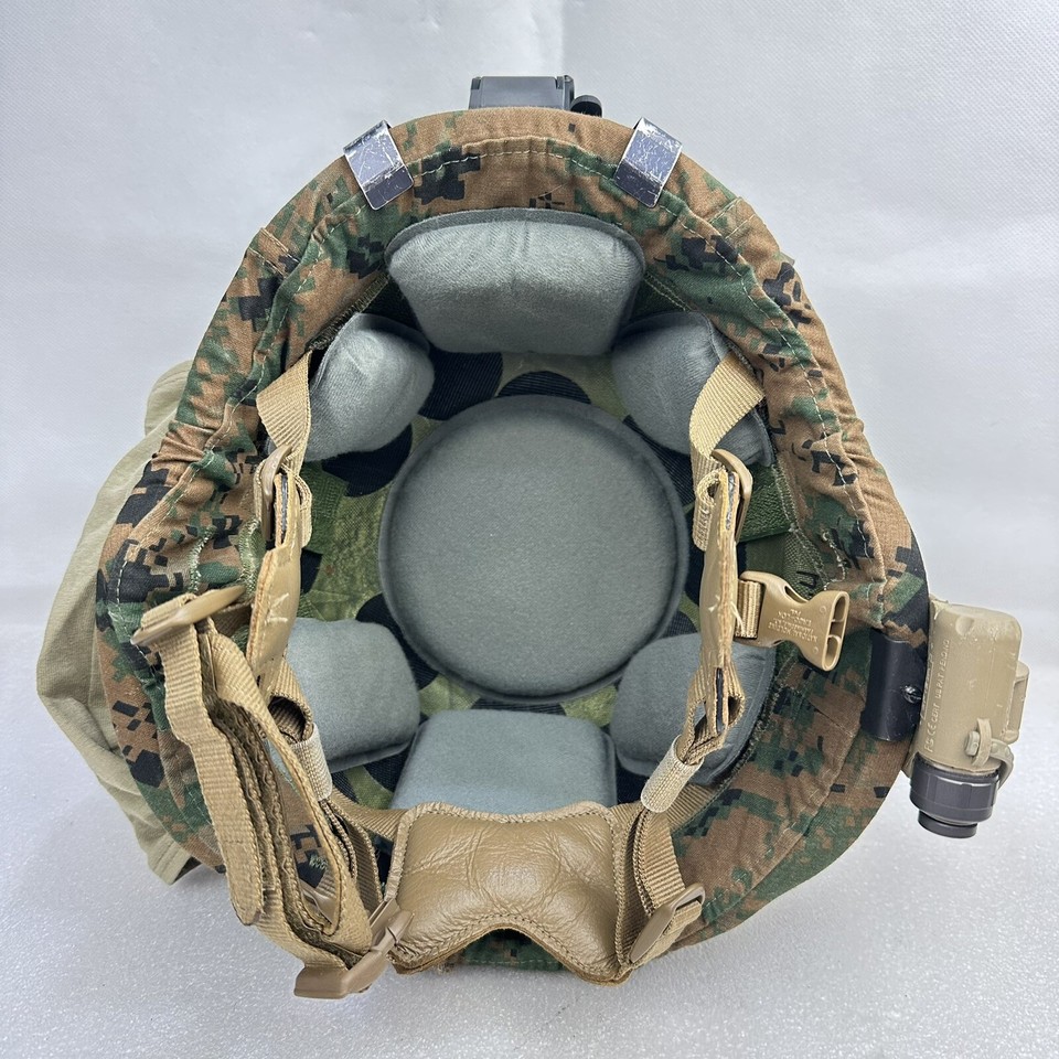Large USMC LWH Lightweight Helmet Package Norotos ESS IR US Marines ...