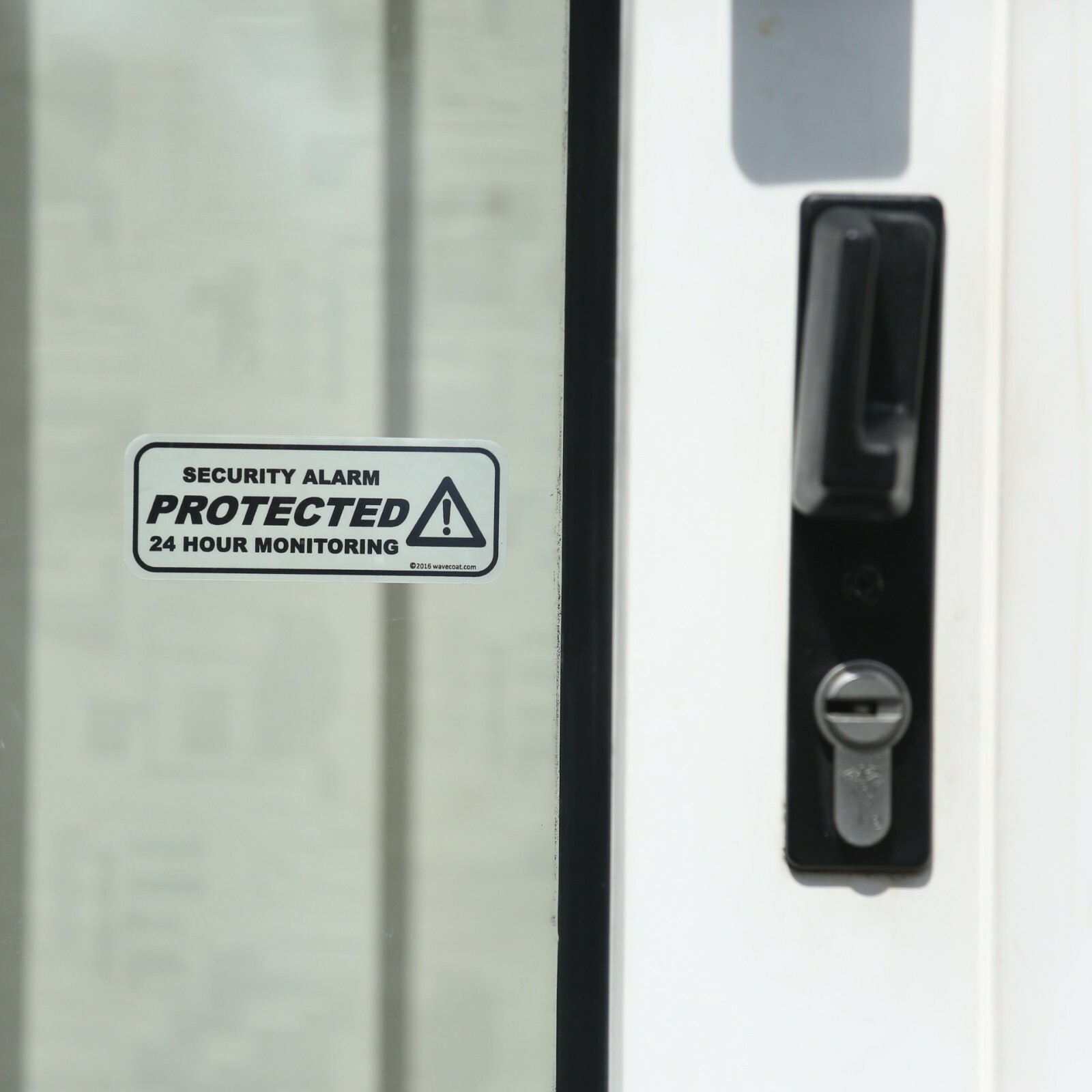 2 X Protected Window Stickers Security Alarm 24h Monitoring Warning ...