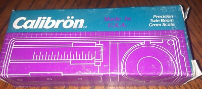 VINTAGE NOS CALIBRON MADE IN USA TWIM BEAM GRAM SCALE 1982 | eBay