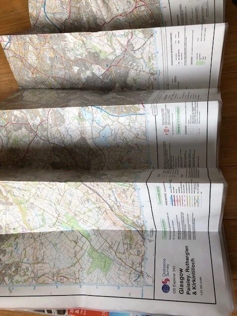 Peak Rambler's Tuff Maps, Laminated Ordnance Survey Maps , 42% OFF