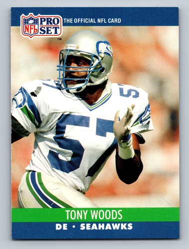 1990 Pro Set #651 Tony Woods Seattle Seahawks | eBay