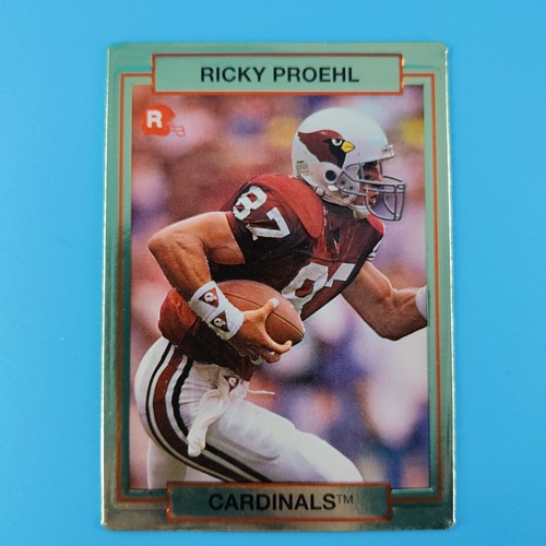 1990 Action Packed Football Card #52 Ricky Proehl Cardinals ROOKIE ...