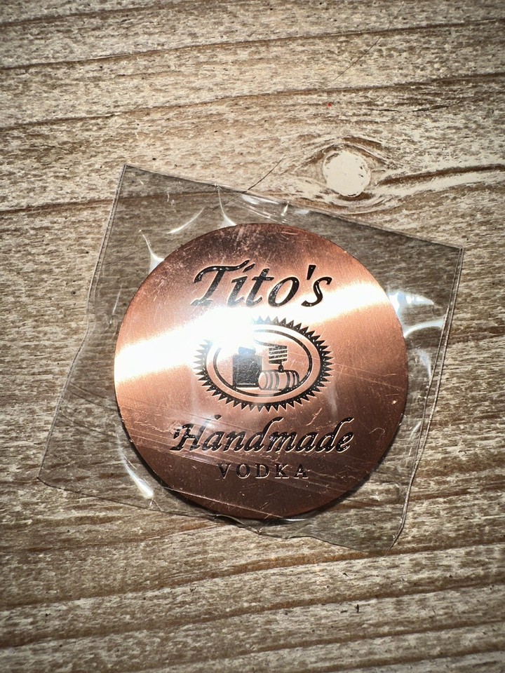Tito's Vodka Copper Magnet Golf Ball Marker Coin Medallion Member Coin ...