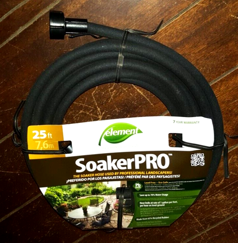 Element SoakerPro 25ft Soaker Hose -Lead Free & Eco Safe- #ELSP38025 | eBay
